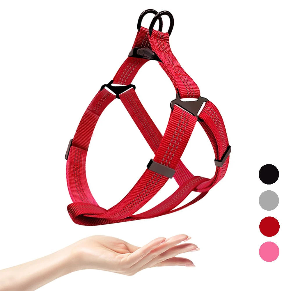 Y Harness for Dogs, Reflective No-Pull Adjustable Dog Harness for Medi ...